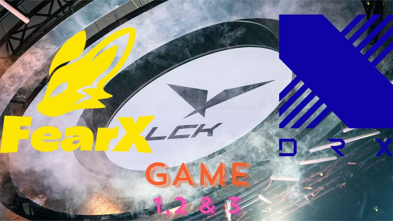 DRX vs FOX Highlights GAME 1,2 & 3 | LCK 2024.1.26 | FearX vs DRX - YouTube