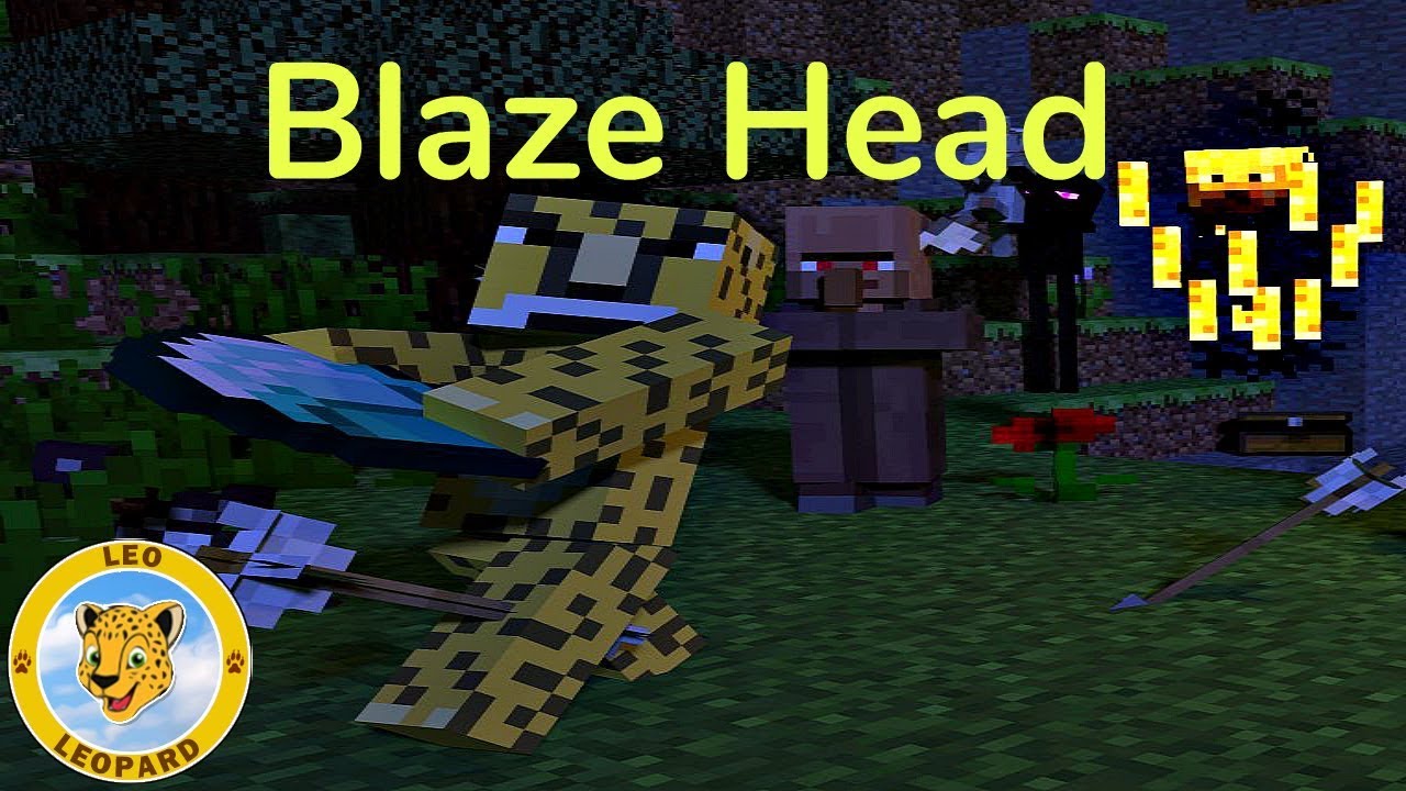 Minecraft Blaze Head [E259] - YouTube