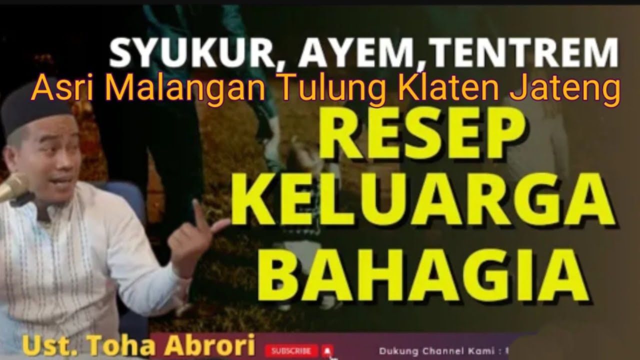 Kyai Thoha Abrori Bojonegoro. Asri Malangan Tulung Klaten Jateng... - YouTube