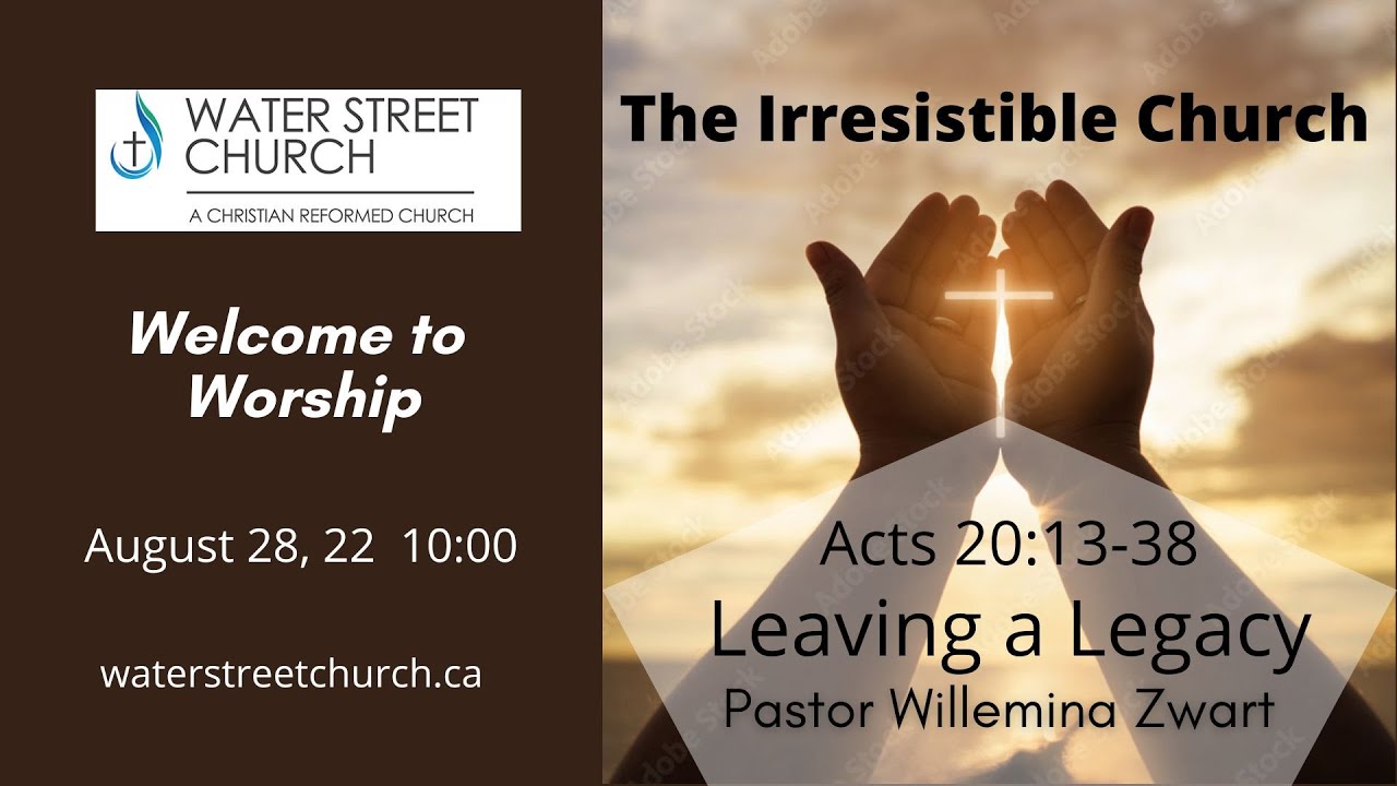 August 28, 2022 Water Street Church Worship Service - YouTube