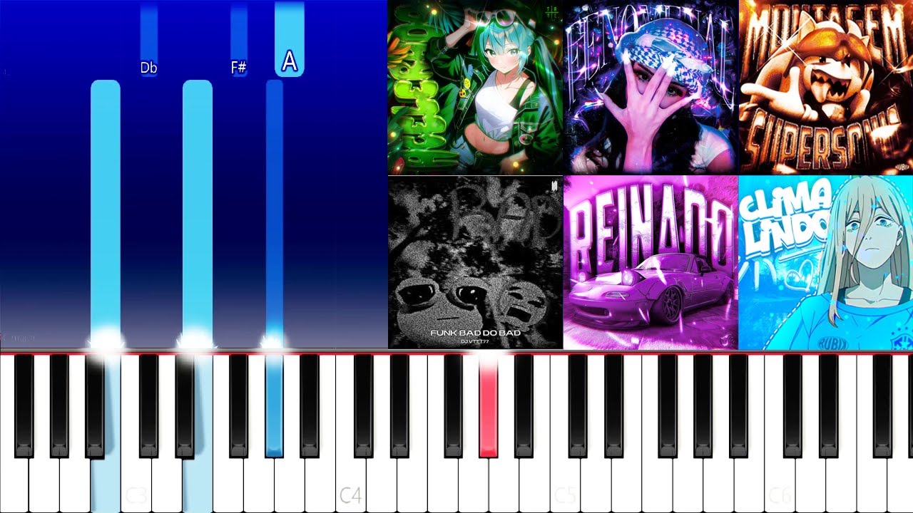 6 PHONK SONGS ON PIANO (Part 8) (Piano Tutorial) - YouTube