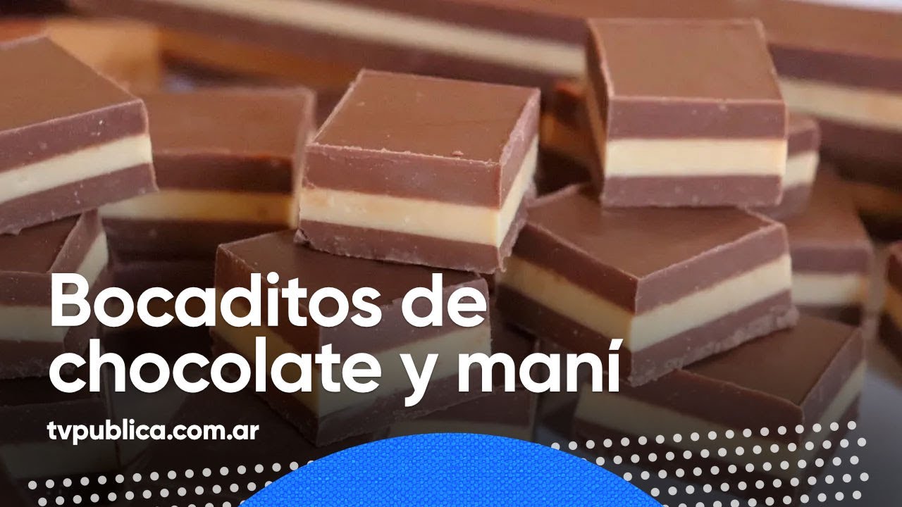 Un Clásico: Bocaditos de Chocolate y Maní - Cocineras y Cocineros ...