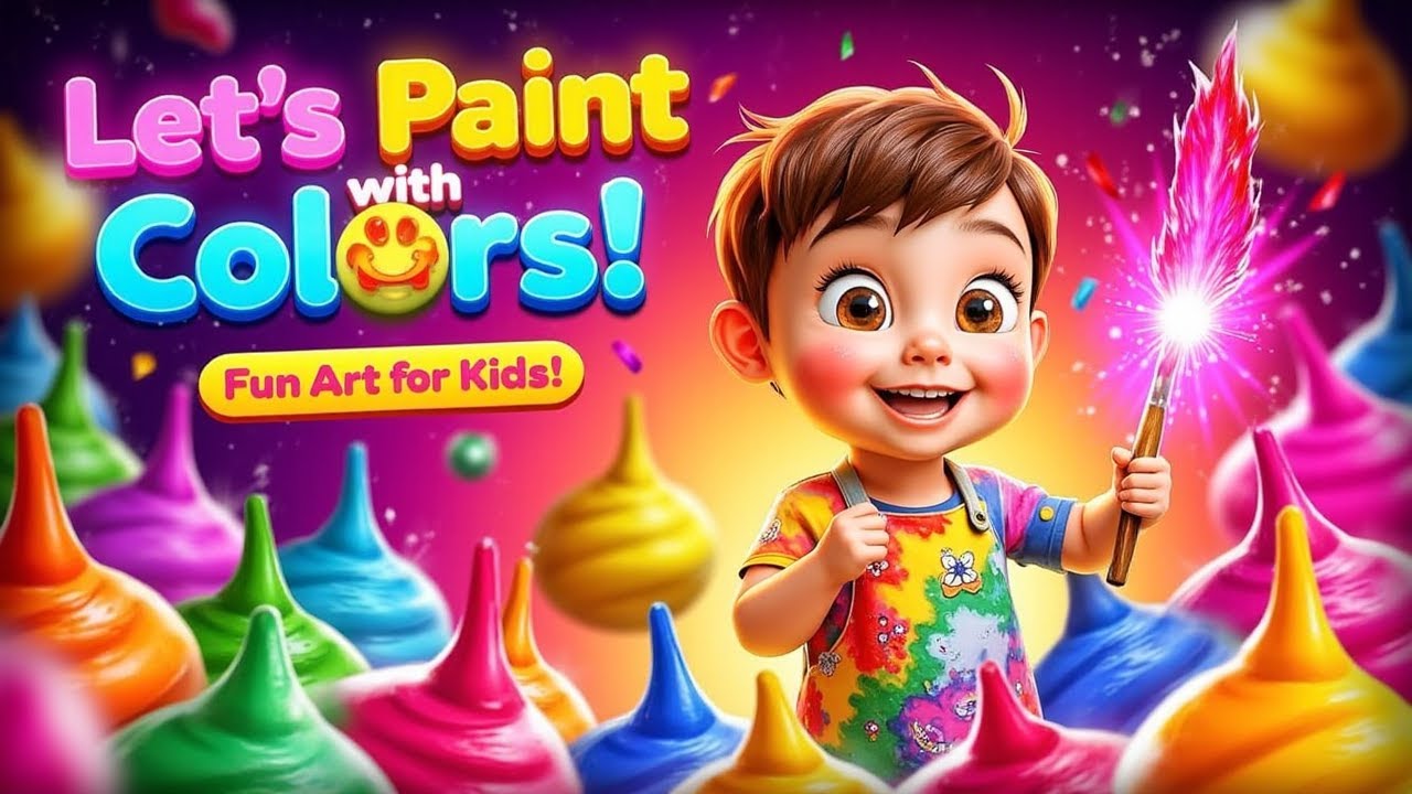 🎨🌈 "Let’s Paint with Colors! | Fun Toddler Song About Colors | Kids ...