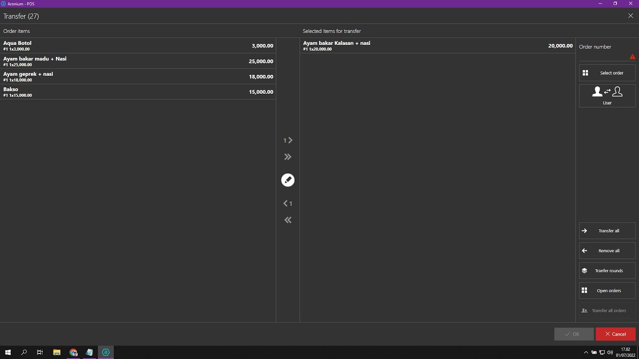 Transfer transaksi antar User || Aronium POS - YouTube