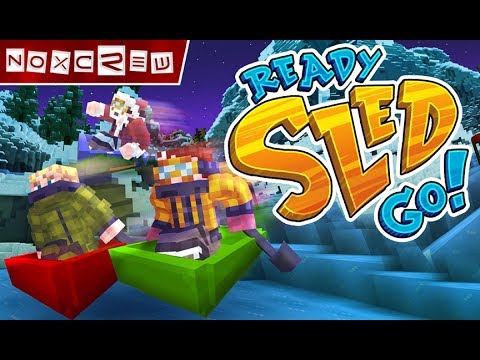 minecraft ready sled go! race - YouTube