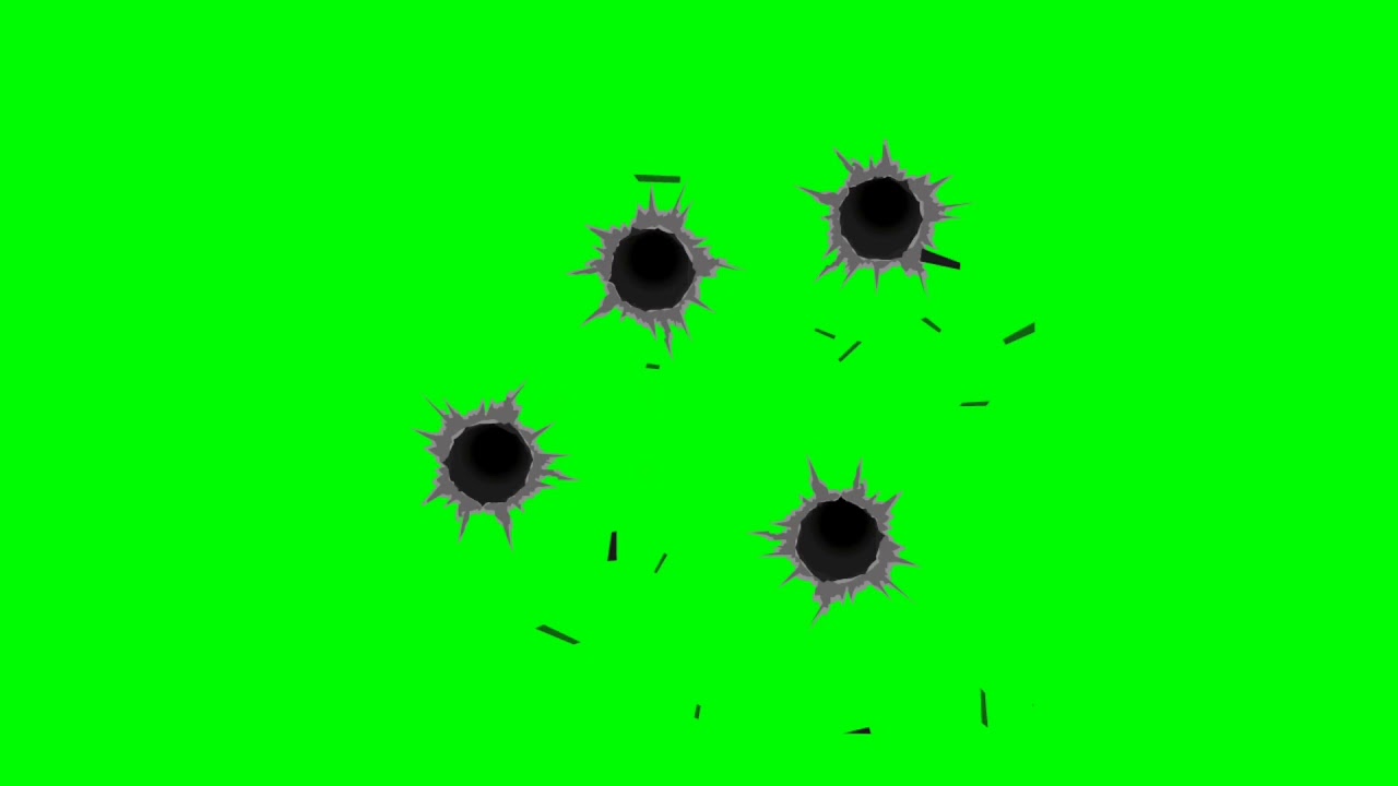 Green Screen Bullet Holes - YouTube