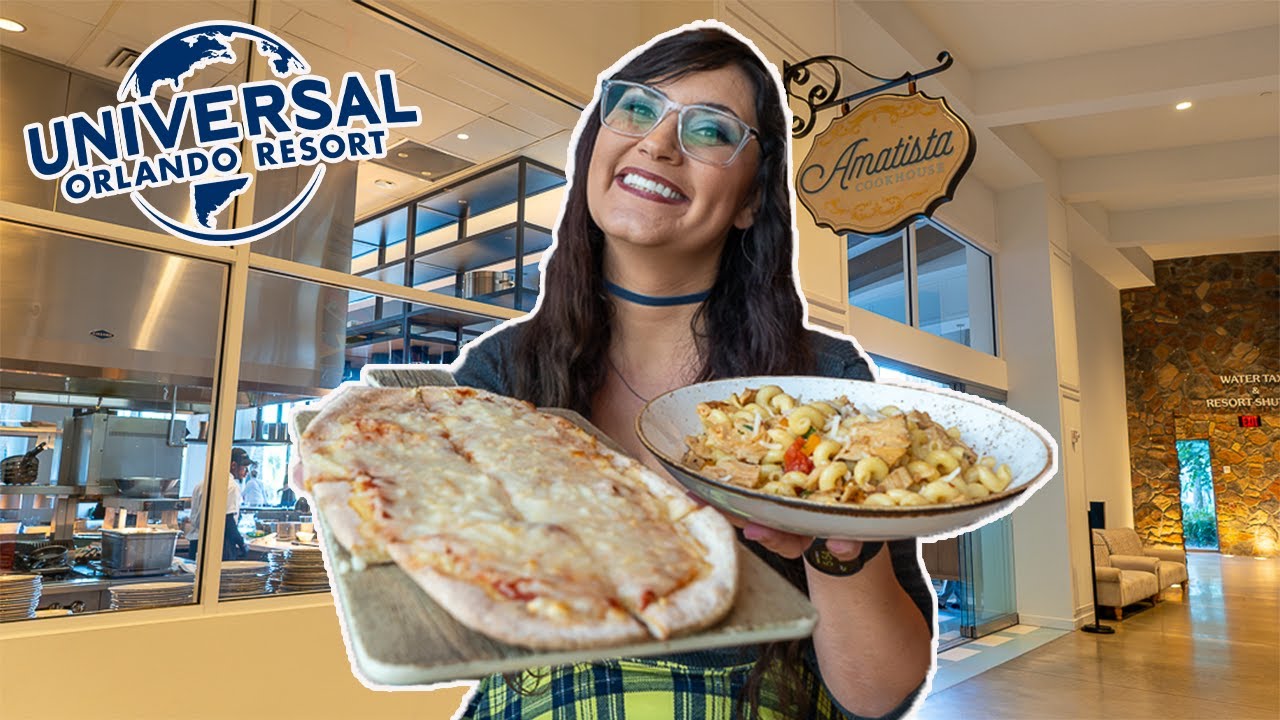 Amatista Cookhouse BEST UNIVERSAL ORLANDO RESTAURANT 🫕 Loews Sapphire Falls resort food review ...
