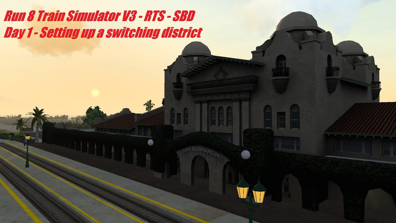 RTS - Run8 Train Simulator V3 - SBD - Day 1 Setting Up A Switching ...