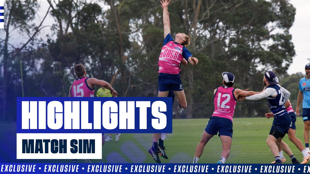 Match Sim Highlights | AFL Preseason - YouTube