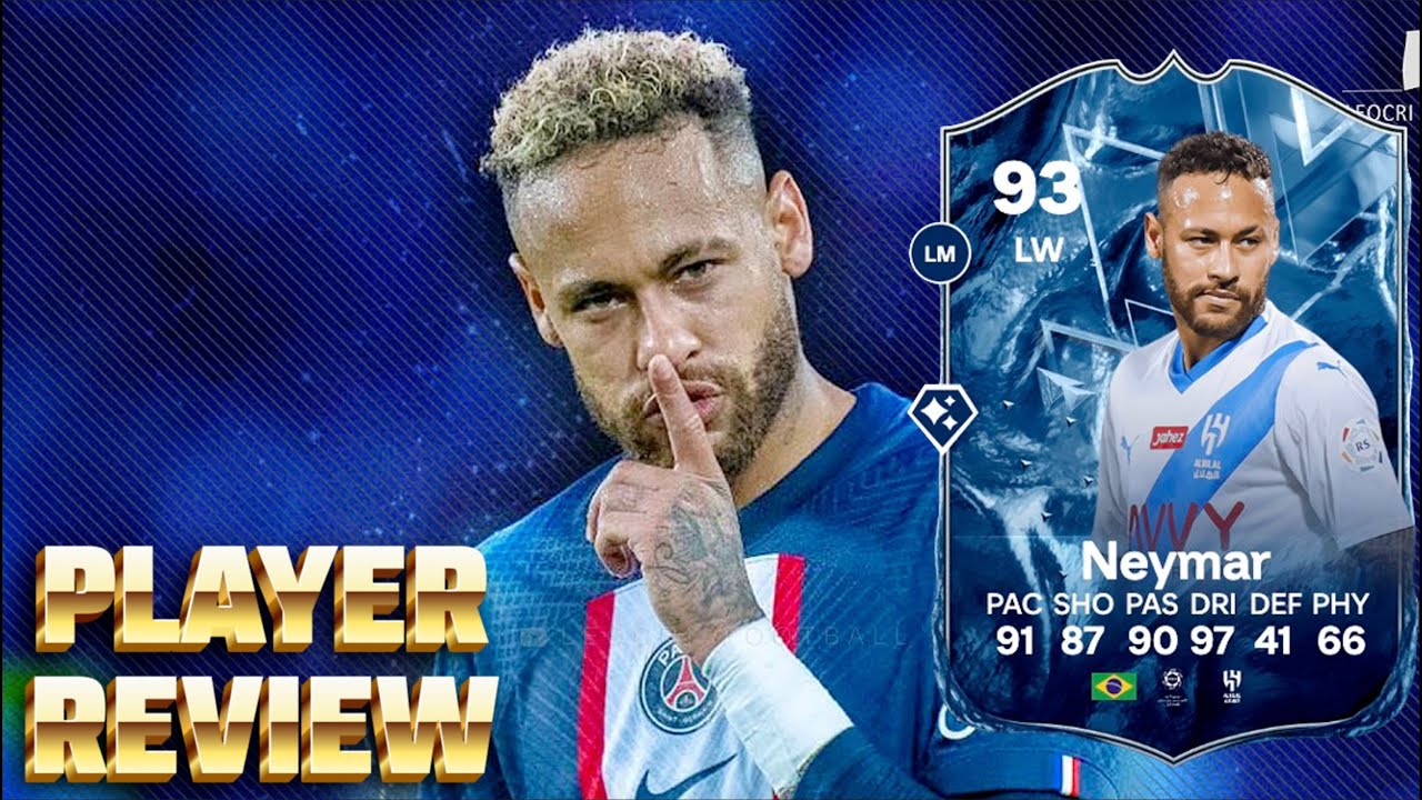 LA MEJOR VERSION DE NEYMAR?! -REVIEW NEYMAR JR FC VERSUS ICE 93 EAFC 24 ...