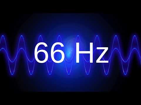 66 Hz clean pure sine wave BASS TEST TONE frequency