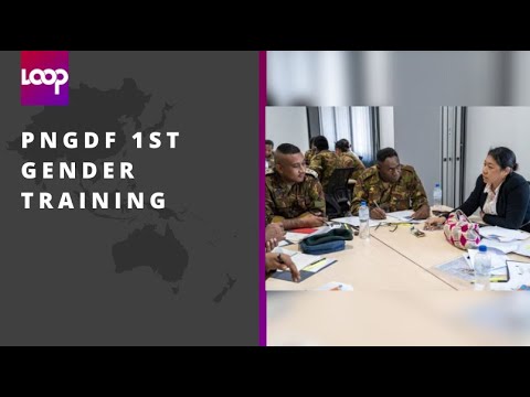 PNGDF 1st Gender Training - YouTube