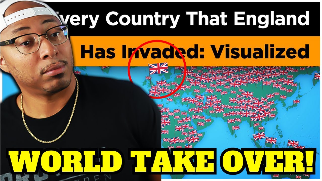 Every Country England Has Invaded: Visualized | Americans Reaction ...