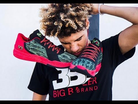 LaMelo Ball debuts the Melo Ball 1 (MB1) | First High Schooler with ...