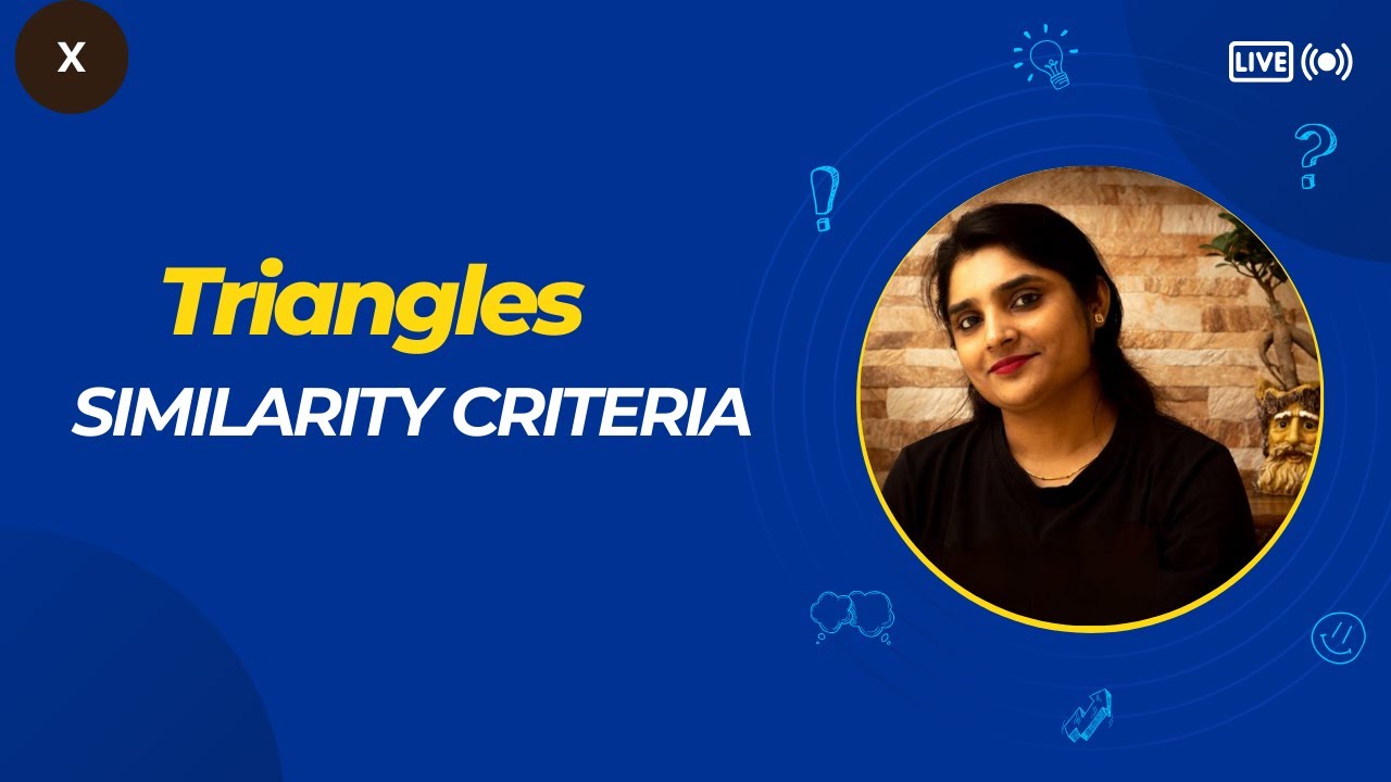 Triangles | Part-3 | Similarity Criteria | Class X | Surabhi Gangwar ...