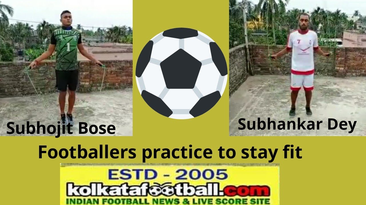 Two footballers Subhajit Bose and Subhankar Dey from Services & Bihar ...