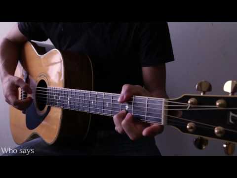 Guitar Cover Who says(John Mayer)  by KentaSuzuki【TAB】