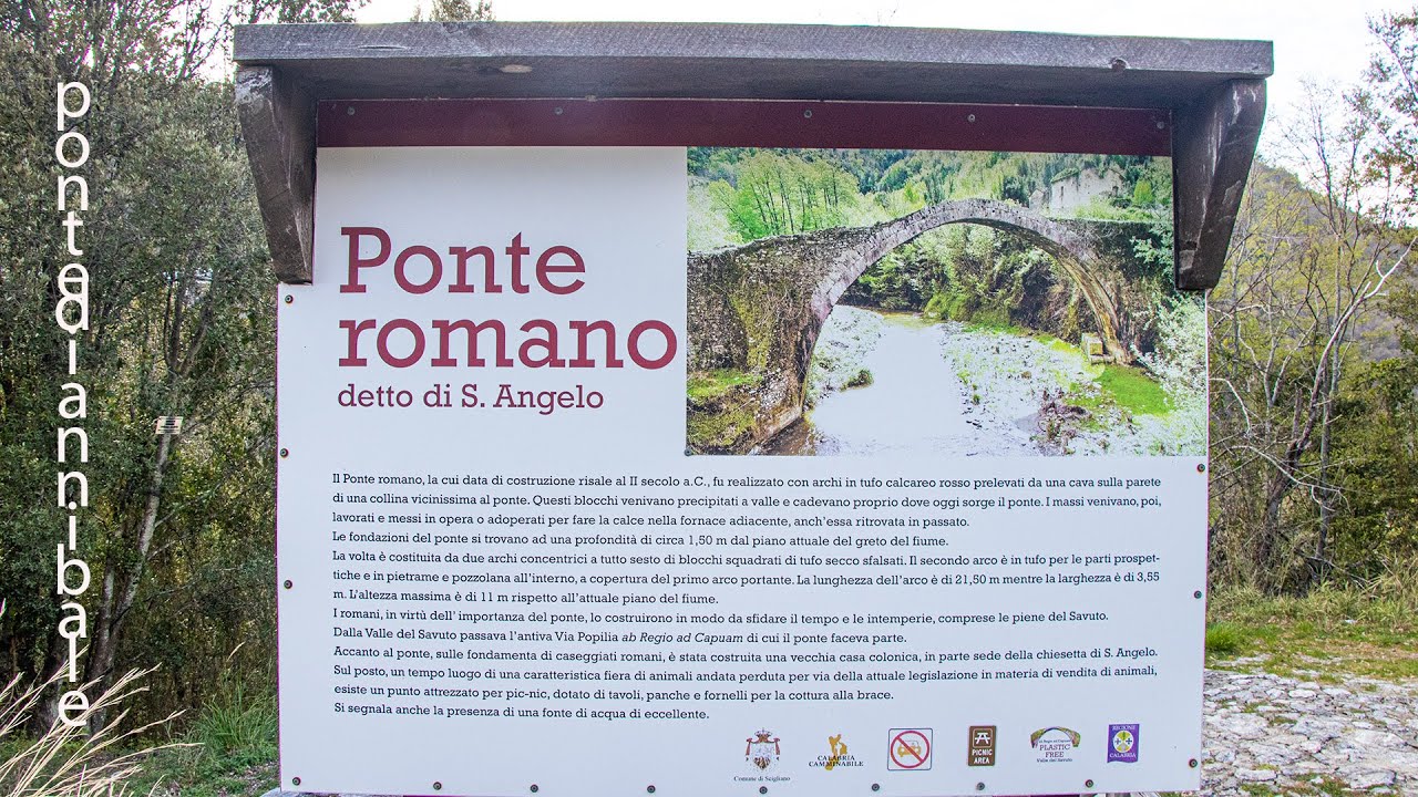 Il Ponte di Annibale sul fiume Savuto - YouTube