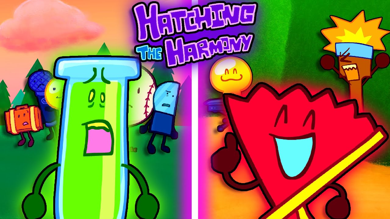 FNF INANIMATE INSANITY BFDI HATCHING THE HARMONY #bfdi # ...