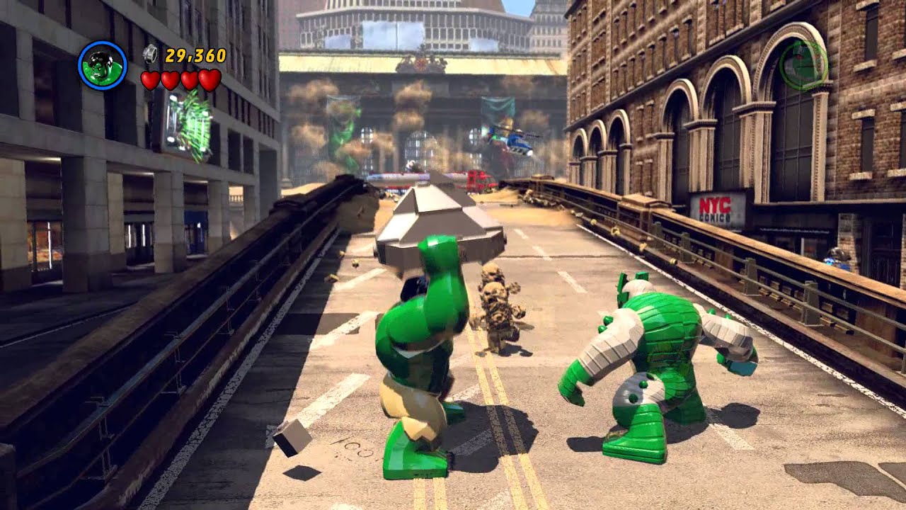 LEGO MARVEL Super Heroes - Hulk Kills Doombot (V-Series) (1080p) - YouTube