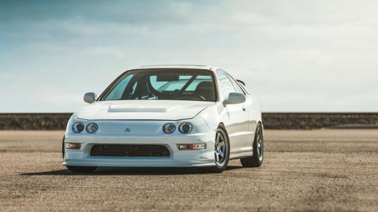 CLEAN Acura Integra DC at Wolfs Coffee Car Meet! - YouTube