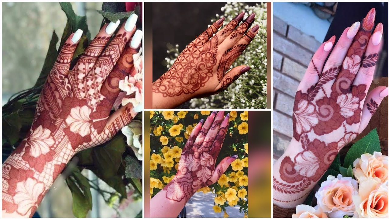 😱Easy 3D Style Floral Henna Design || 3D Mehndi Design || Latest Floral ...