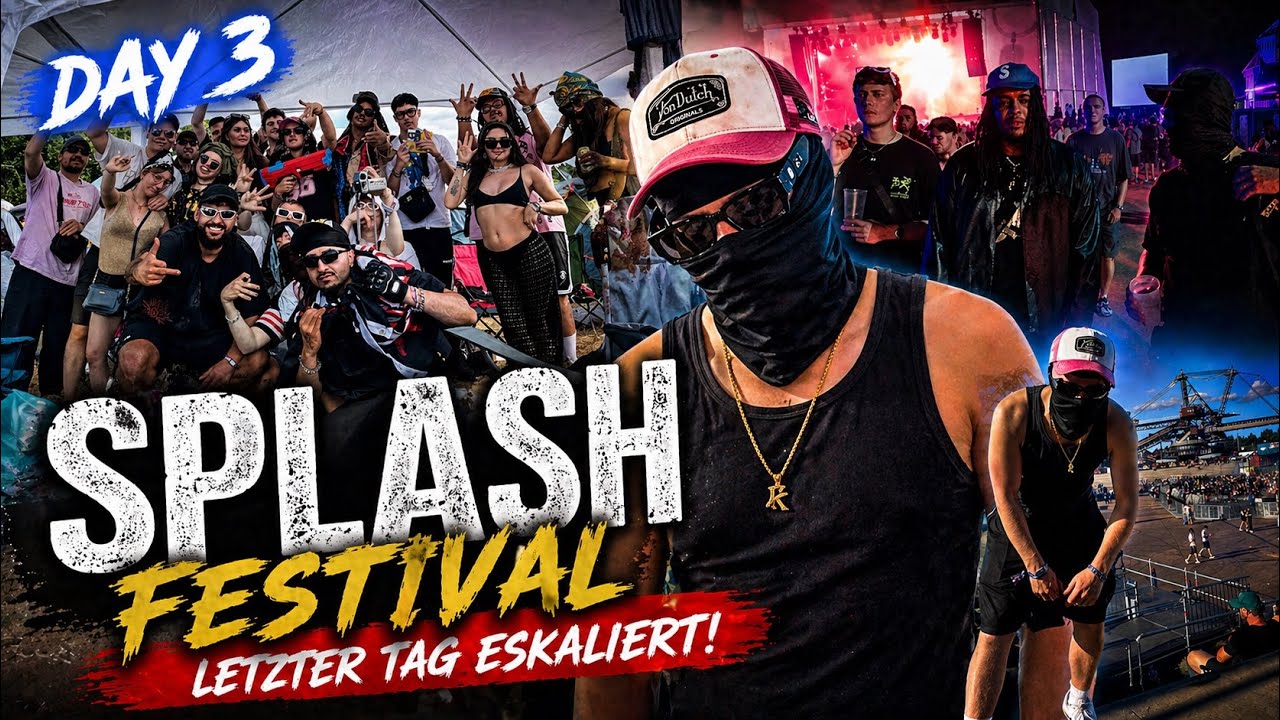 SPLASH! FESTIVAL 2025 VLOG – DAY 3 💥 Letzter Abriss mit BHZ, YEAT ...