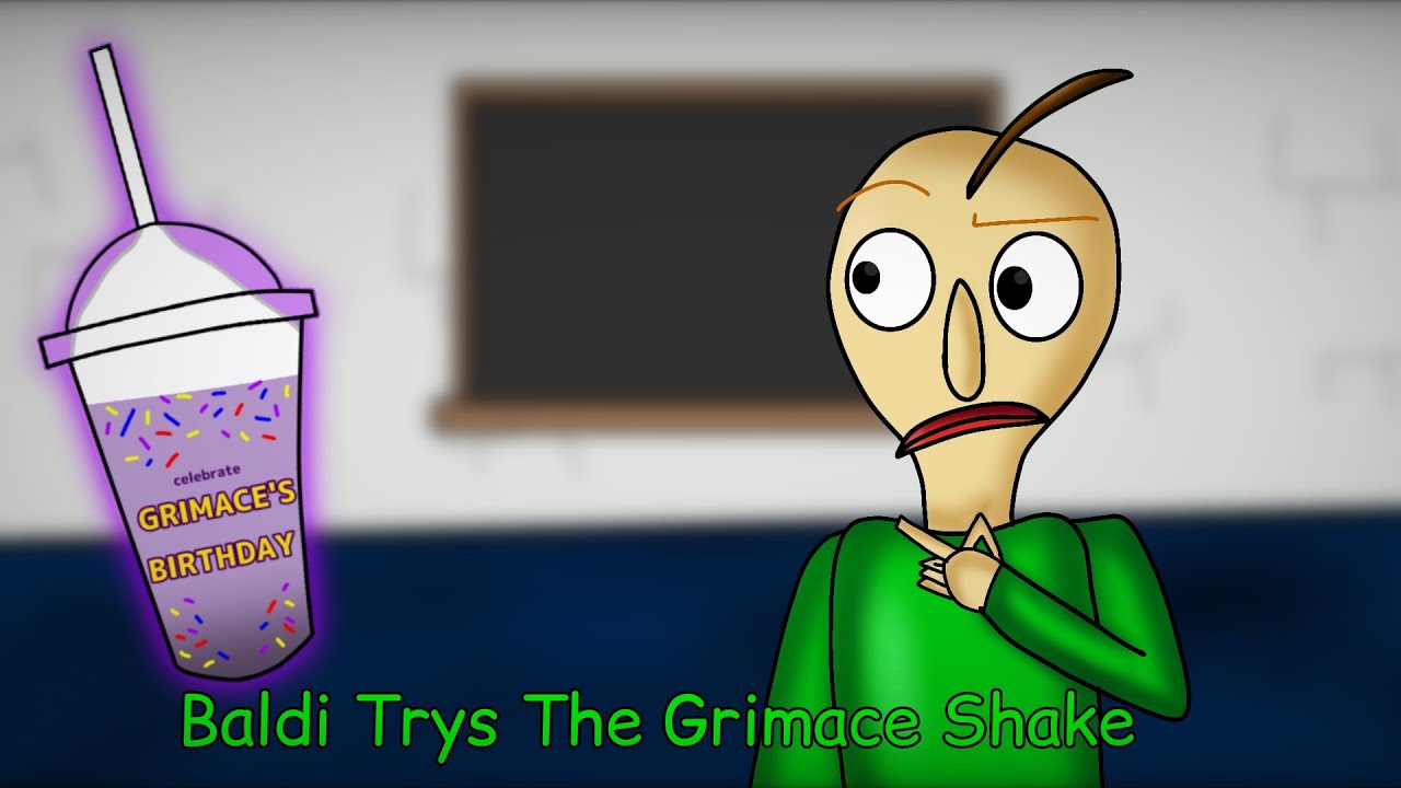 Baldi Trys The Grimace Shake (BBIEAL Filpaclip Animation) - YouTube