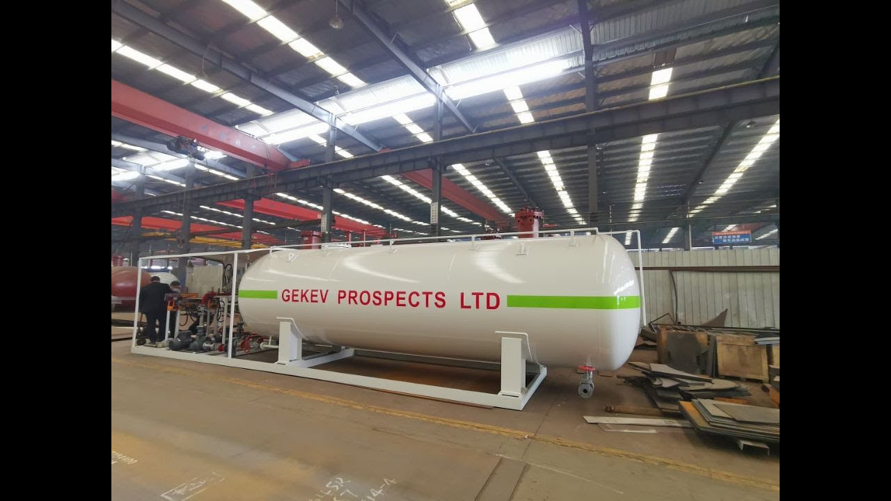 Skid LPG Plant Mini Propane Cooking Gas Cylinder Bottling Refilling ...