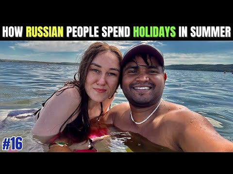 How Russian people spend Holidays in summer ? #russia #beach #moscow 