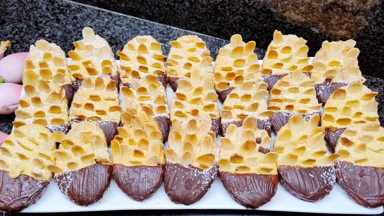 Almond Pine Cone Christmas Dessert | Delicious Festive Treats - YouTube