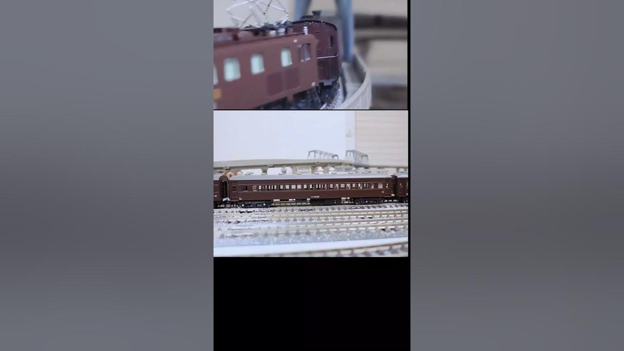 5 EF15〈KATO 3062-1〉+ スハ32系中央本線普通列車〈KATO 10-1320〉 EF15 + SUHA32 SERIES CHUO LINE ＃train - YouTube