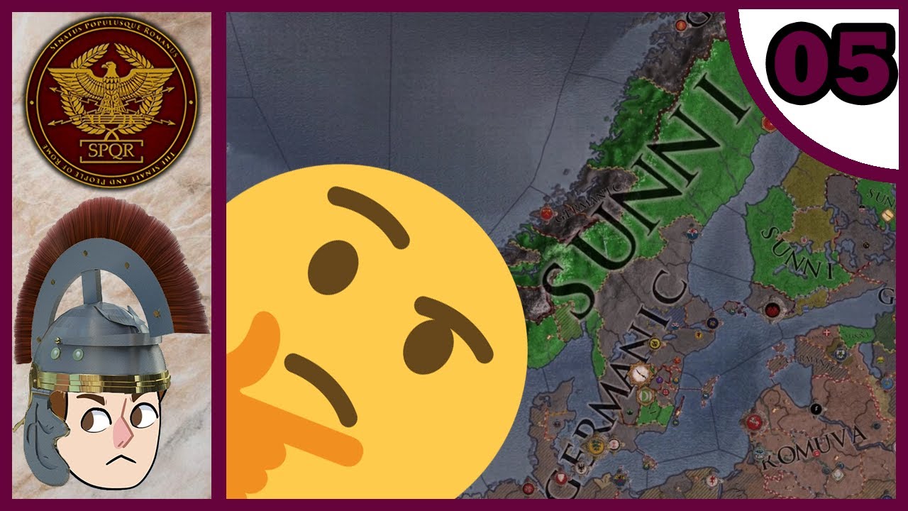CK2: Holy Fury - SPQR #5 - Hmm ... - YouTube