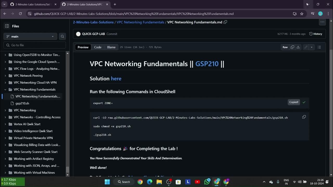 Module : 11 Lab : 1 || VPC Networking Fundamentals - YouTube