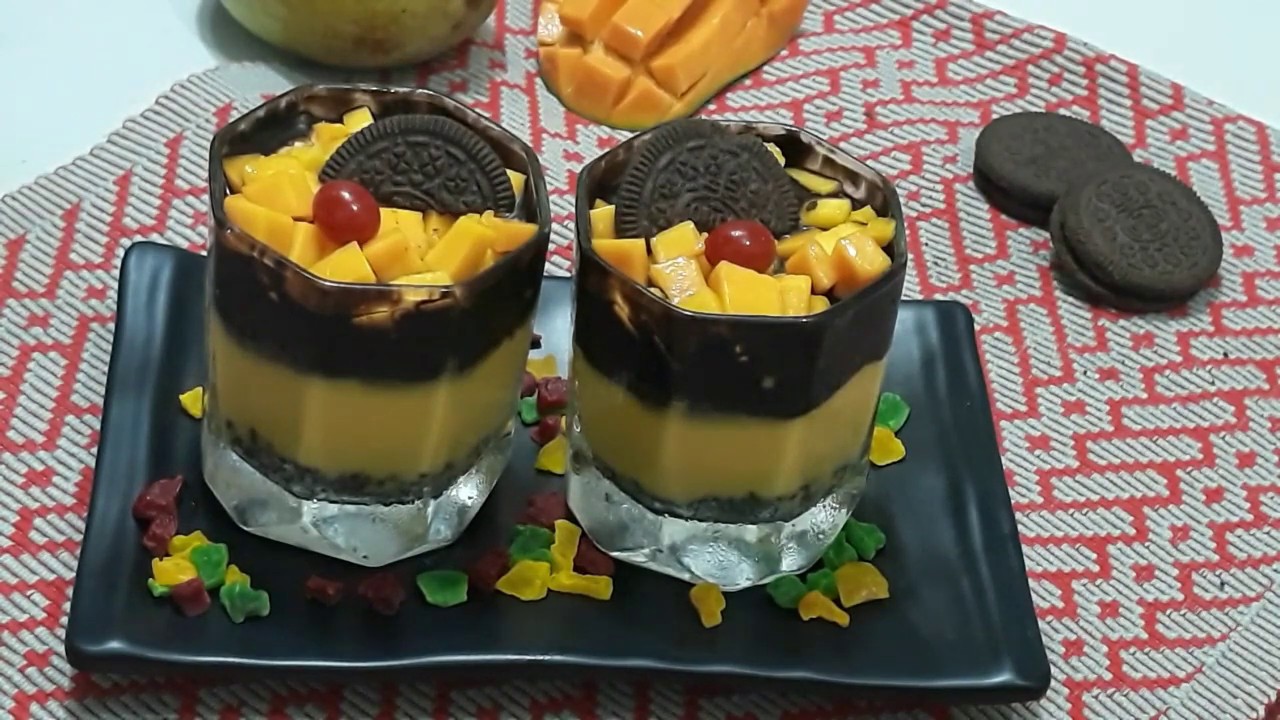 Oreo mango dessert - YouTube