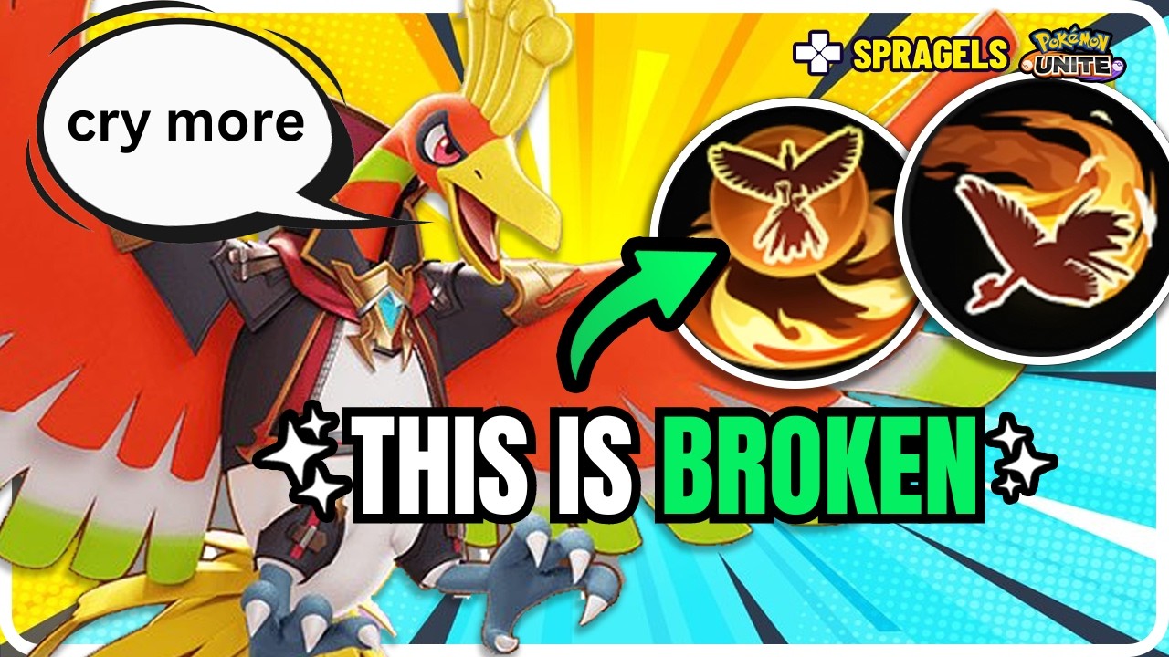 Fire Spin IS BROKEN! Fire Spin Sky Attack Ho Oh Match | Pokemon Unite ...
