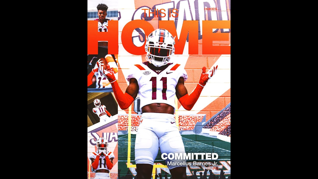 Welcome to Hokie Nation 4 Star DB, Marcellus Barnes! - YouTube