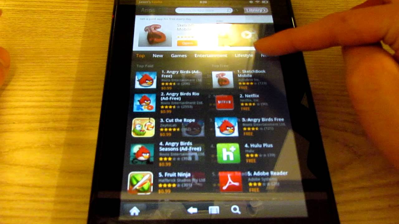 Kindle Fire Review + Browser Test - YouTube