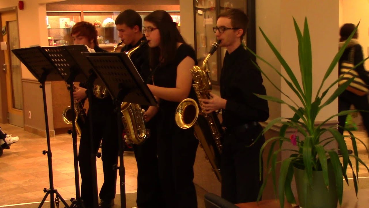BD Saxophone Quartet - Irish Suite (12/19/2015) - YouTube