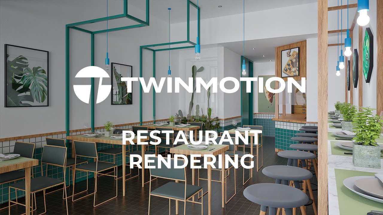 Twinmotion 2024.1.2 - Restaurant Rendering, Artificial Lights On/Off ...