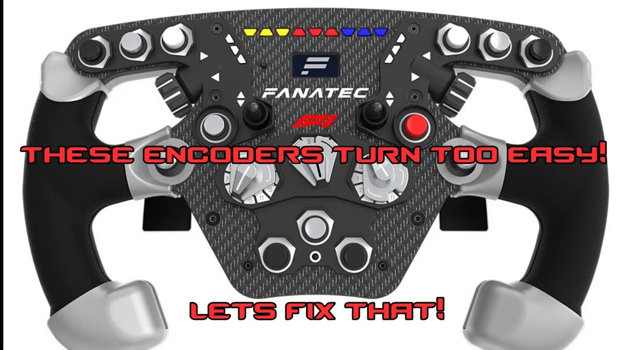 Fanatec F1 Wheel Base Encoder Modification - YouTube