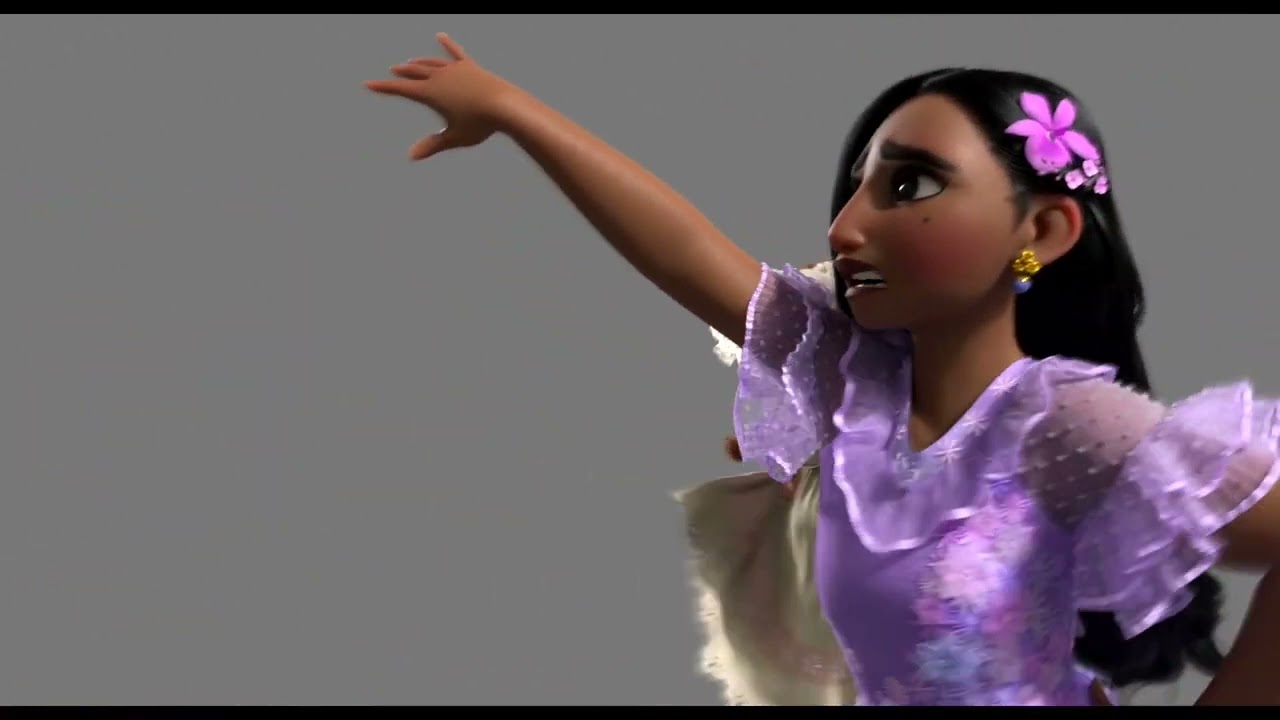 Disney's Encanto || Animation test for the dance of Isabela, Pepa and ...