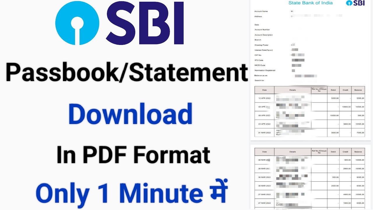 How to download sbi passbook online | Sbi passbook app | Sbi passbook ...