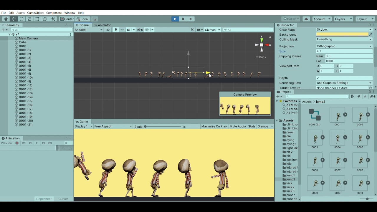 2d Character for unity 3d - YouTube
