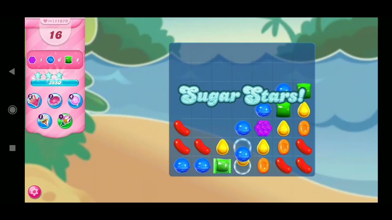 Candy Crush Saga Level (11679) Sugar Stars - YouTube