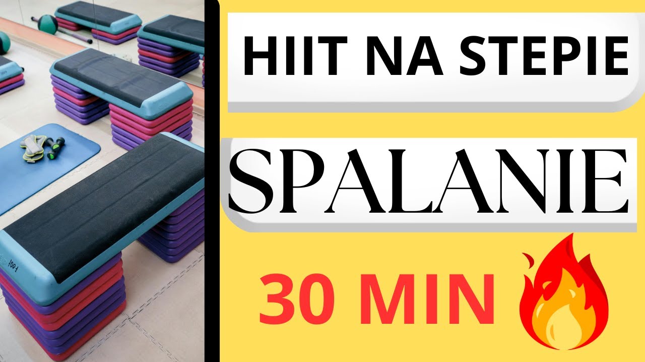 LIVE 64: HIIT na STEPIE 30 min - YouTube