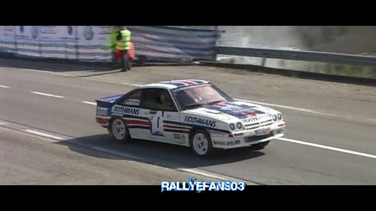 Opel Manta 400 Group B Rally Car Best of Sound and Action - YouTube