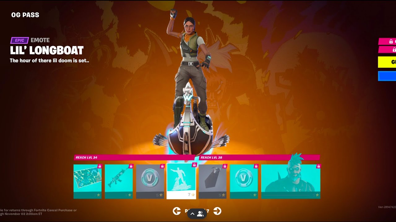 Fortnite: Chapter 4 - Season OG | Battle Pass (All Tiers) - YouTube