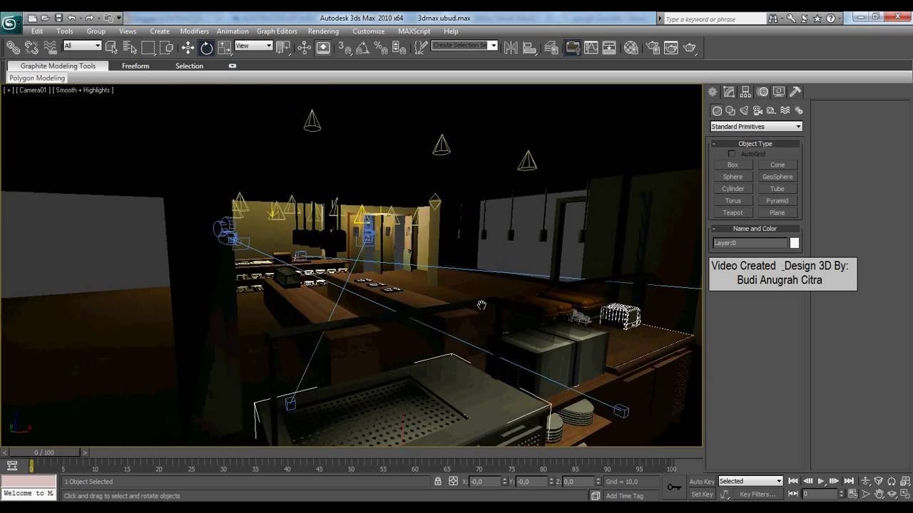 Buffet Kitchen | Desain 3D Autocad | Kitchen Equipment - YouTube
