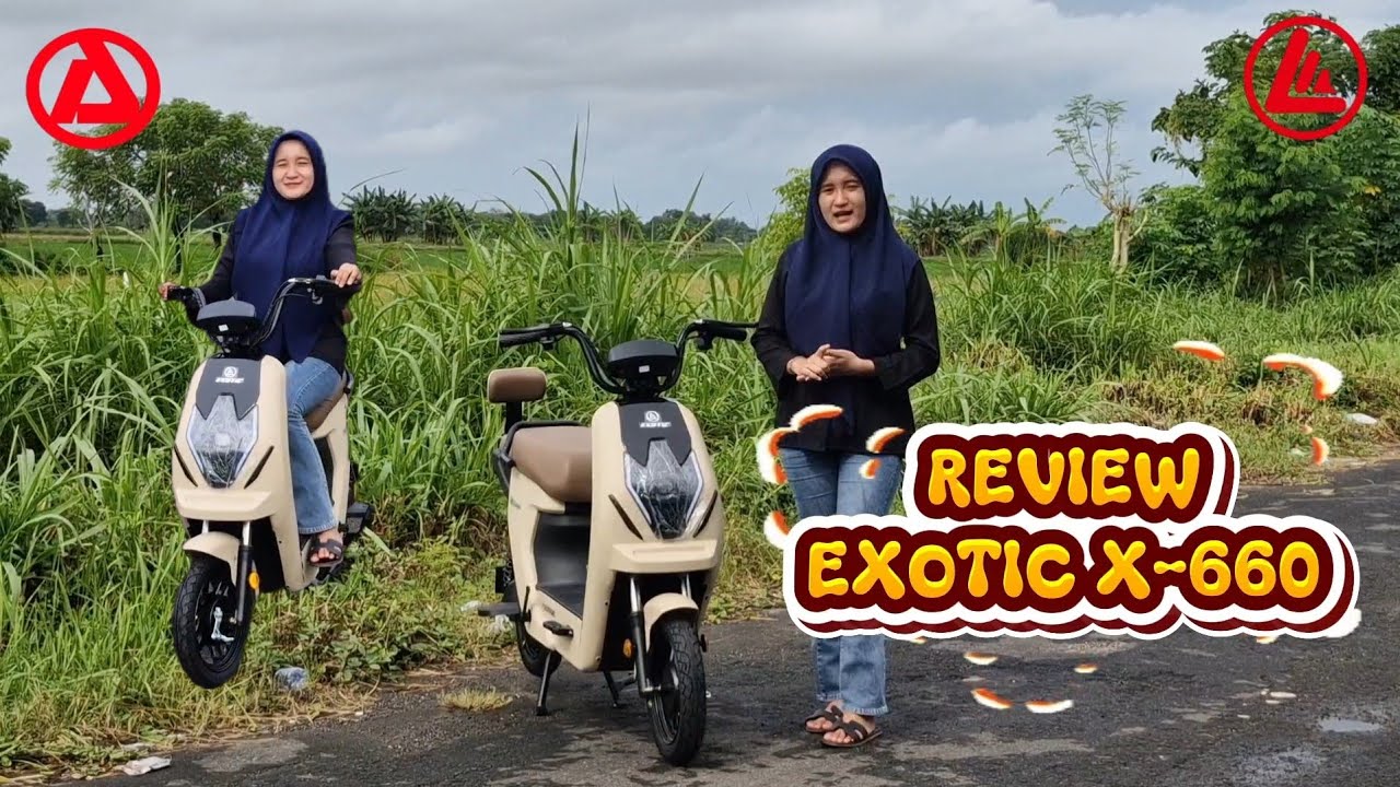 Review Sepeda Listrik Exotic X660 | Asia Motor Sumenep - YouTube
